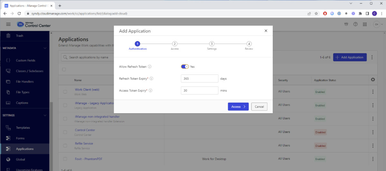 iManage Cloud Connector – Syncly