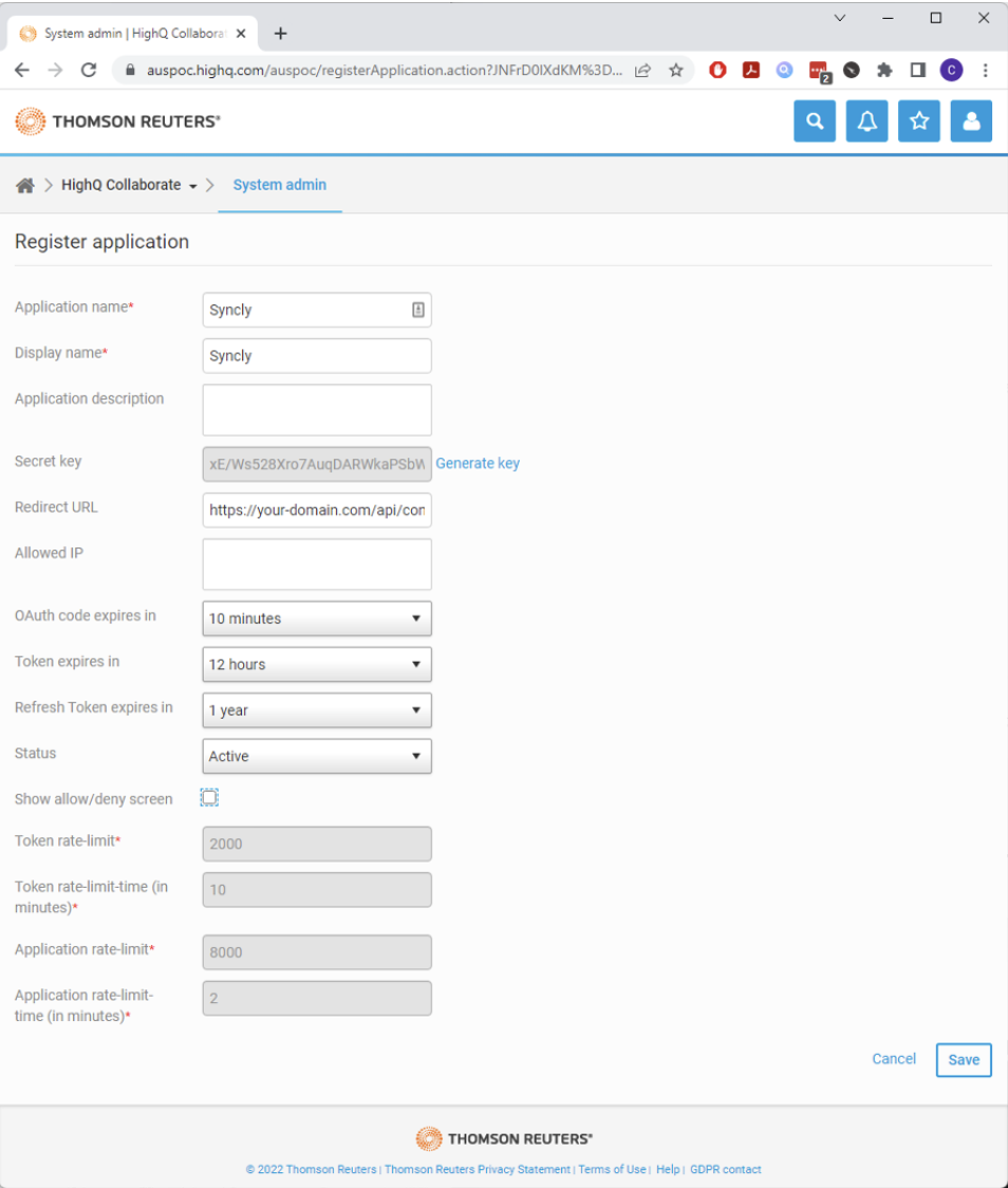 HighQ Connector – Syncly